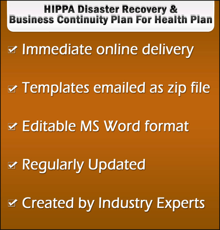HIPAA Disaster Recovery Plan | Business Continuity