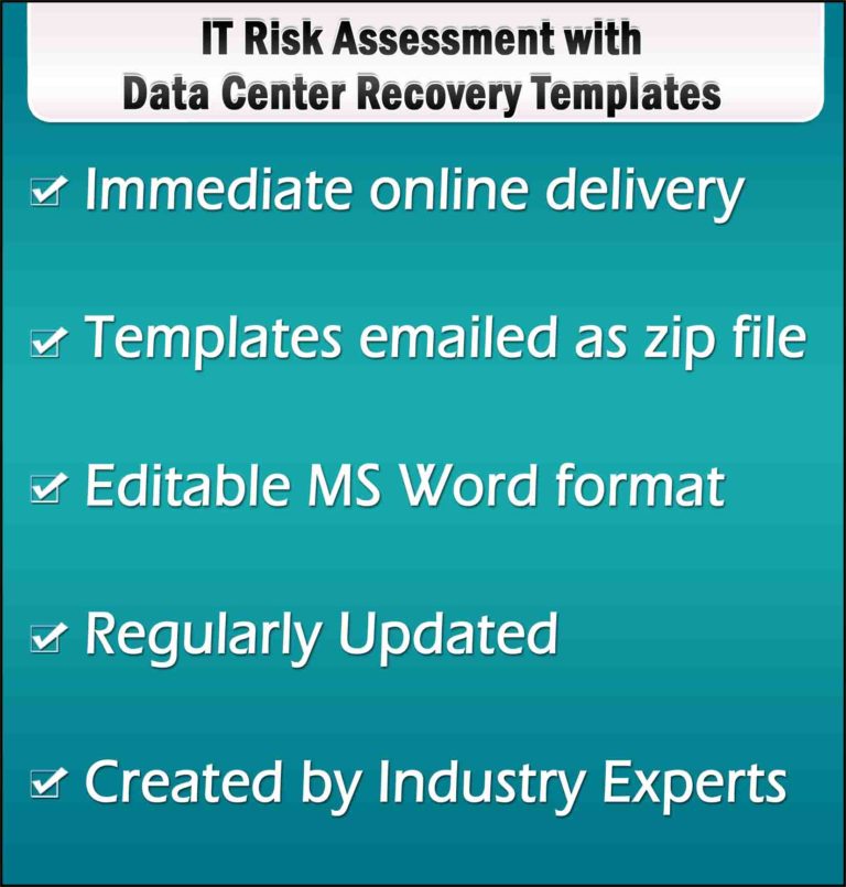 Information Technology Risk Assessment Template