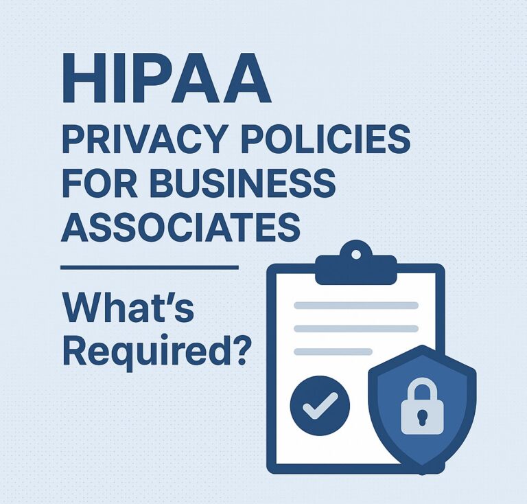 HIPAA Privacy Policies for Business Associates: Key Requirements Explained